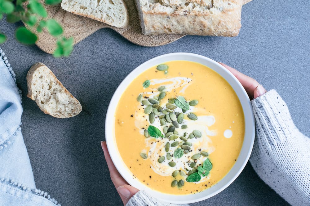 Potage de courge et panais - Marie-Ève Caplette