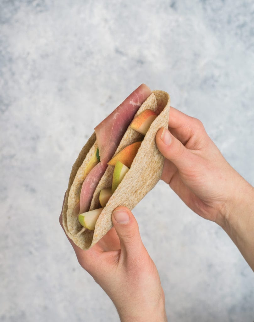 3 versions de wrap triangle - Marie-Ève Caplette Nutritionniste